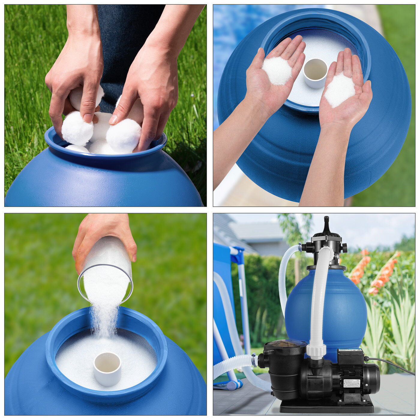 Urządzenie filtrujące piasek 15900 l/h z pre-filtrem | Jurhan.pl